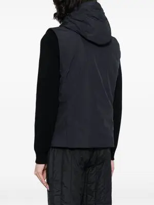 MOORER Contrasting Hooded Jacket