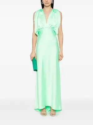 Pinko Dolcetto Satin Long Dress