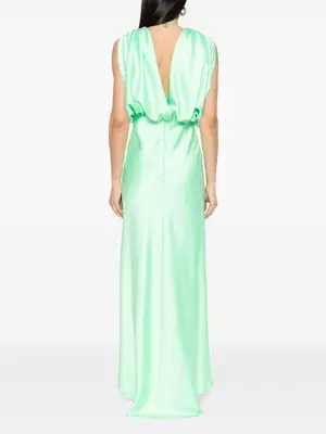 Pinko Dolcetto Satin Long Dress
