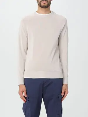 Eleventy Crew Neck Fine Knit Pullover - Beige
