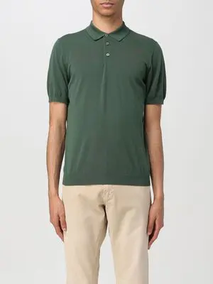 DRUMOHR Cotton Knit Polo Shirt Green