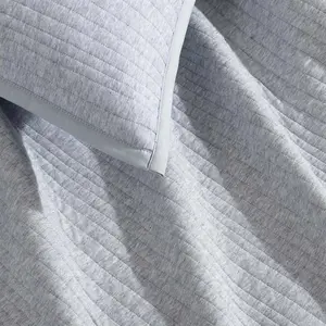 Calvin Klein Modern Ribbed Jersey 3 Piece Duvet Cover Set