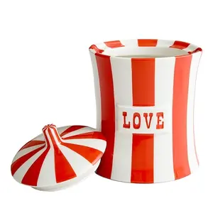 Jonathan Adler Love Vice Canister - Red