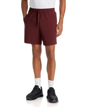 RHONE Pursuit 7" Drawstring Shorts - Cherry Bark