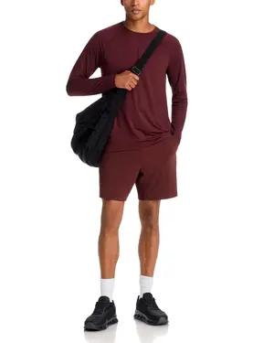 RHONE Pursuit 7" Drawstring Shorts - Cherry Bark