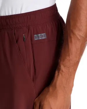 RHONE Pursuit 7" Drawstring Shorts - Cherry Bark