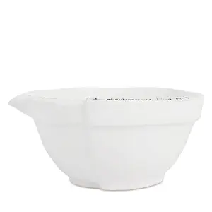 VIETRI Lastra Small Mixing Bowl - White