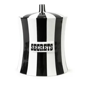Jonathan Adler Secrets Canister - Black