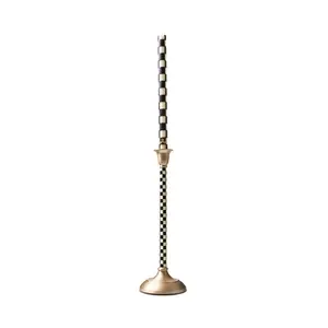 MACKENZIE-CHILDS Courtly Check Candlestick, Large