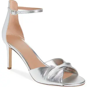 Nordstrom Anders Ankle Strap Sandal Silver Metallic
