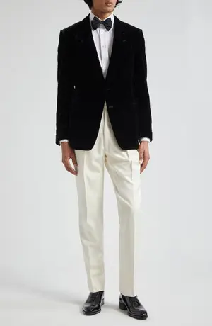 TOM FORD Shelton Fluid Velvet Cocktail Jacket