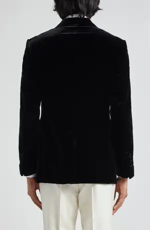 TOM FORD Shelton Fluid Velvet Cocktail Jacket