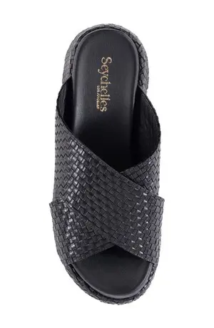 Seychelles Key West Platform Wedge Sandal - Black