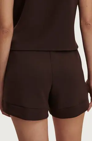 Varley Atrium High-waist Shorts - Coffee Bean