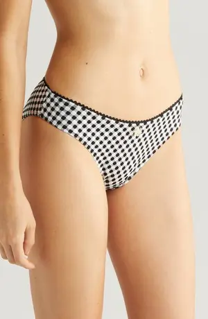 Solid & Striped Daphne Bikini Bottom - Blackout X Marshmallow