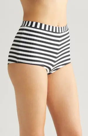 Solid & Striped Baby Stripe Rib Bikini Bottom
