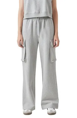 Grey Lab Elasticated Sweatpants For Women