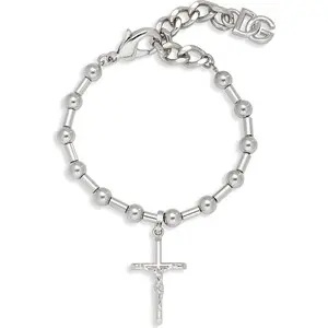 Dolce & Gabbana Cross Bead Bracelet
