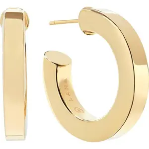 Lana Jewelry 14k Square Tube Hoop Earrings - Gold