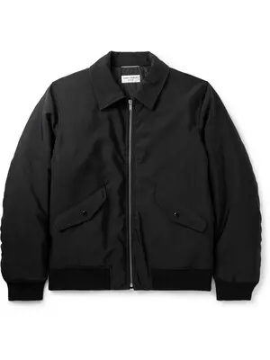 Saint Laurent Padded Twill Bomber Jacket