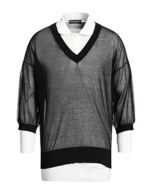 Dolce & Gabbana Knitted Polo Collar Sweater