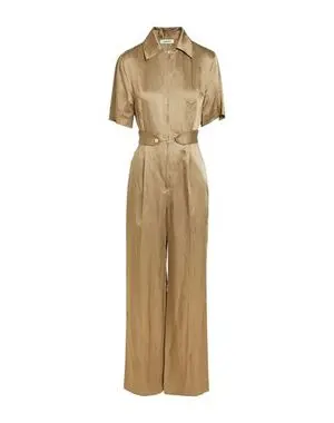 Sandro Viscose-linen Jumpsuit - Green