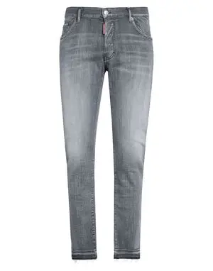 Dsquared2 Jeans In Cotton, Elastomultiester, Elastane, And Calfskin