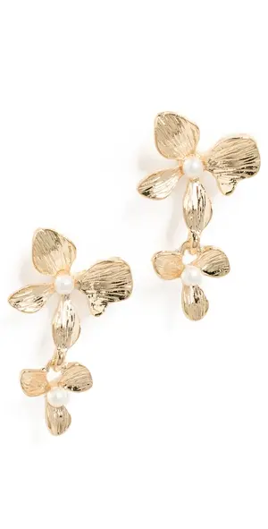Shashi Apana Pearl Earrings - Gold