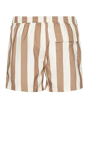 DUVIN DESIGN Traveler Swim Short - Brown