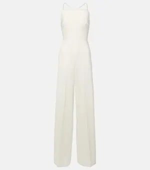 Max Mara Elvy Cady Jumpsuit - White