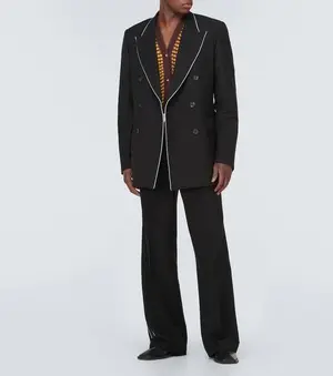 WALES BONNER Rise Double-breasted Blazer