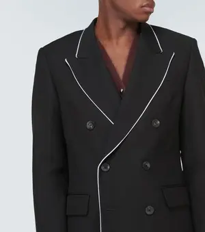 WALES BONNER Rise Double-breasted Blazer