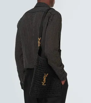 Saint Laurent Oxalis Mesh Shoulder Bag