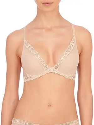 Natori Feathers Plunge T-shirt Bra Cosmetic