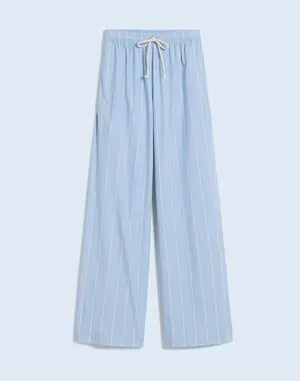 Madewell Pinstriped Wide-leg Pants
