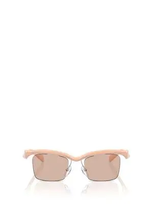 Prada Irregular Sunglasses - Pink