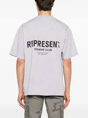 REPRESENT Owners Club Cotton T-shirt - Grey