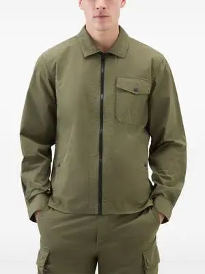 Woolrich Gabardine-weave Shirt Jacket - Green