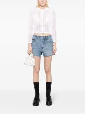Alexander Wang Bite Denim Shorts