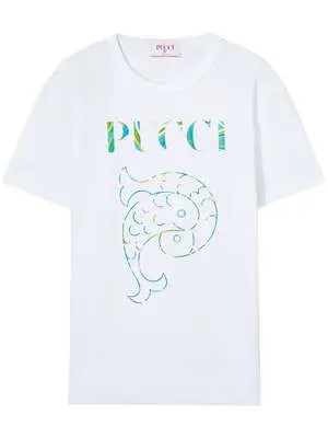 Emilio Pucci Logo-print Cotton T-shirt