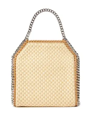 Stella McCartney Mini Falabella Raffia Tote