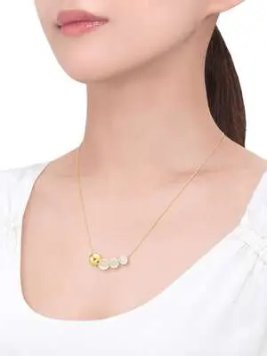 TASAKI 18kt Yellow Sliced Necklace