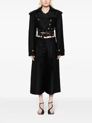 Rokh Belted Cropped Jacket