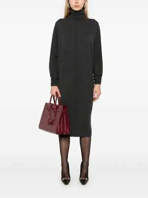 Saint Laurent Knitted Midi Dress