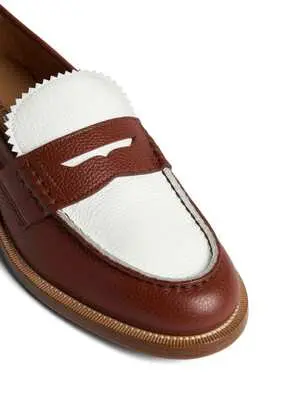 Dsquared2 Colour-block Leather Loafers