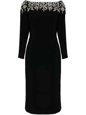 Jenny Packham Rosabel Crystal-embellished Dress
