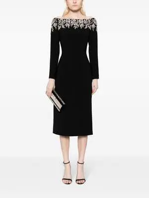 Jenny Packham Rosabel Crystal-embellished Dress