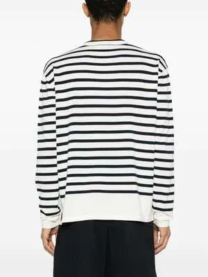 Maison Kitsuné Fox-motif Jumper - Blue