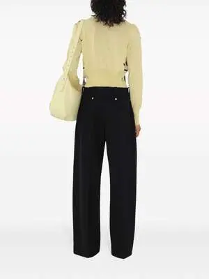 Burberry Argyle-intarsia Cropped Cotton Jumper