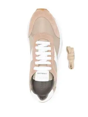 Corneliani Panelled Lace-up Sneakers